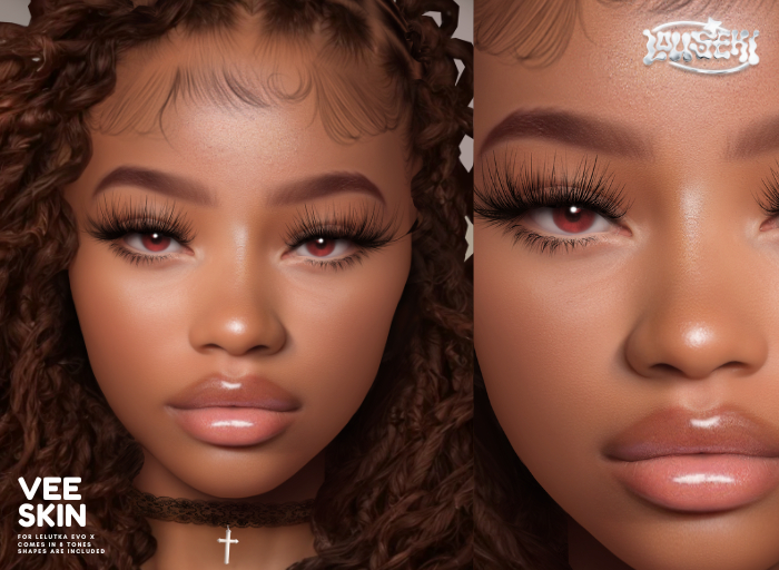 Second Life Marketplace - LOUSEKI x LeL EvoX - Vee Skin (Brownie)